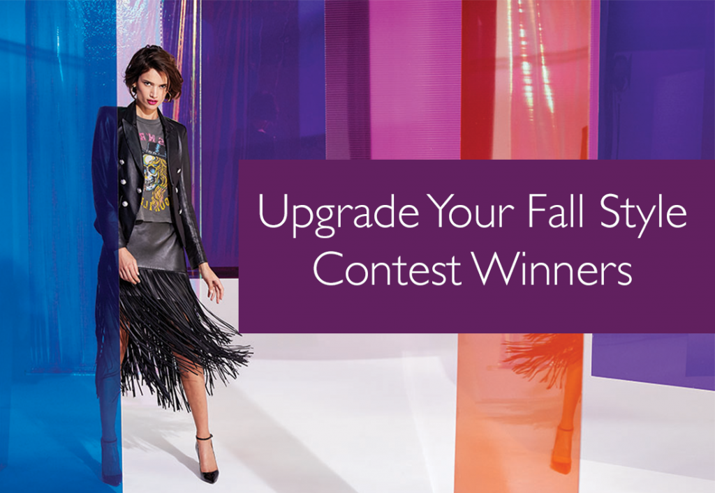 Upgrade Your Fall Style Contest Winners - The Bellevue Collection